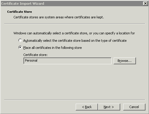 System Configuration Ssl And Ssh Ssl Server Certs Import And Export 9823